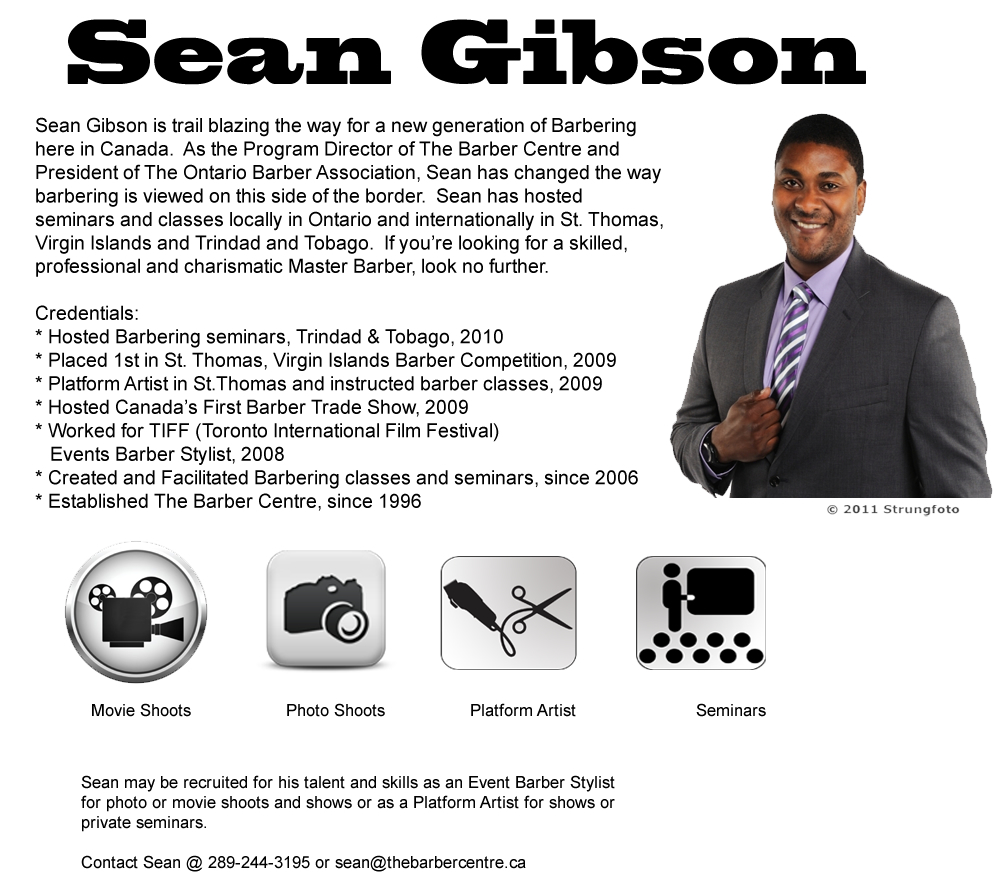 The Barber Centre - Sean Gibson